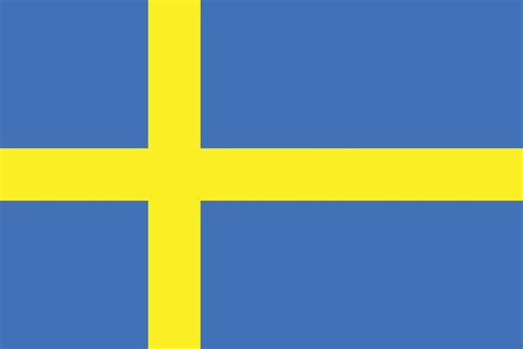 Sweden Flag Design 16093766 Vector Art At Vecteezy