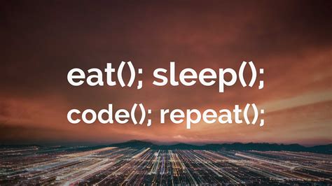 “eat Sleep Code Repeat” Wallpaper By Quotefancy