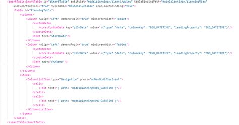 Sapui5 Data Is Empty When Exporting Smart Table T Sap Community