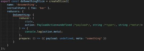 Createaction Doesnt Support A `meta` Attribute · Issue 148 · Reduxjsredux Toolkit · Github