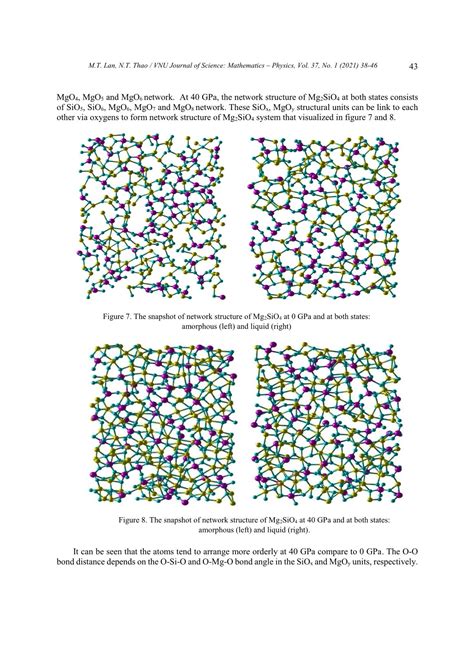 Structure Analysis Of Amorphous And Liquid Magnesium Silicate