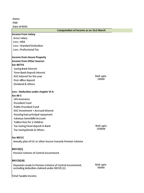 computation of income pdf