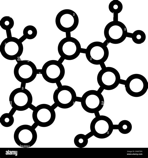 Science Molecular Structure Line Icon Vector Illustration Stock Vector Image And Art Alamy