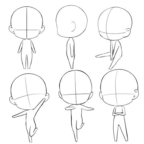 Chibi Body Chibi Body Chibi Drawings Chibi Sketch