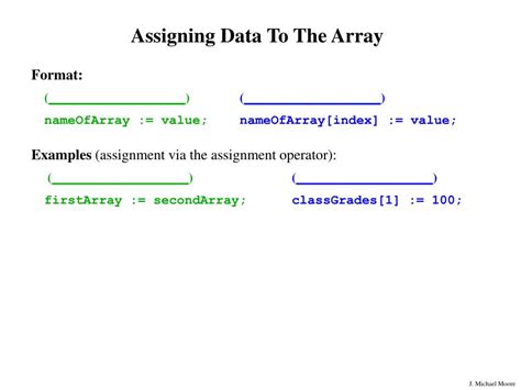 Ppt Arrays Powerpoint Presentation Free Download Id2968835