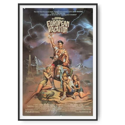 National Lampoons European Vacation 1985 Original One Sheet Poster