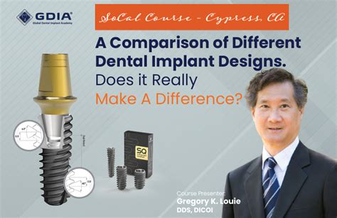 Comparison Of Different Dental Implant Designs Gdia