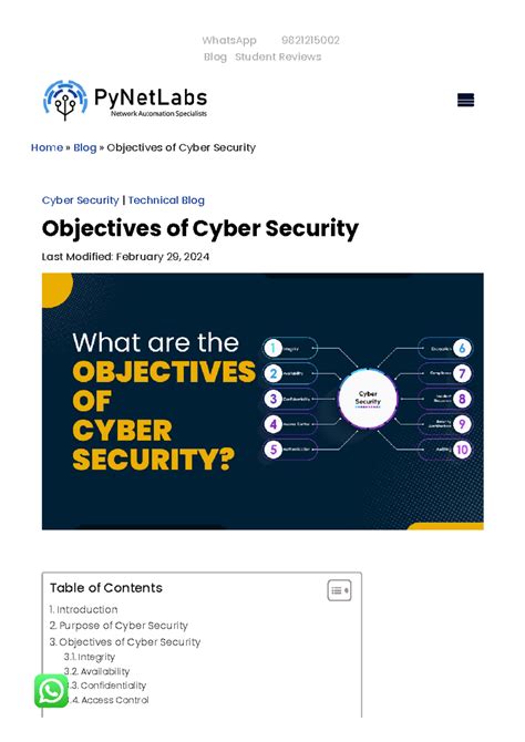 Objectives Of Cyber Security Introduction 2 Purpose Of Cyber