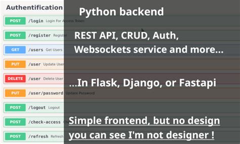 create api websocket realtime in python fastapi flask django by