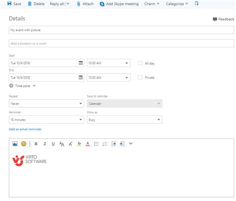 Virto Office 365 Calendar App Update 102018 Sharepoint Blog