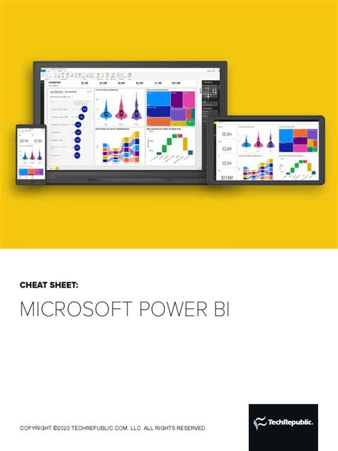 microsoft power bi cheat sheet pdf microsoft visualization graphics