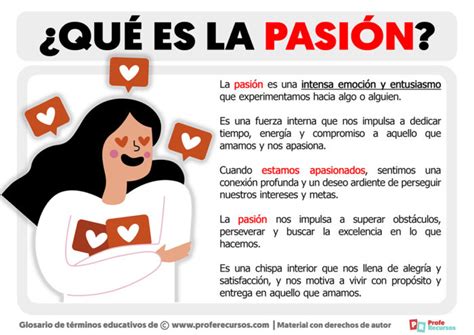 Qué Es La Pasión Definición De Pasión