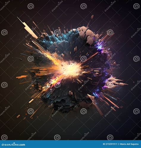 Particle Sparkle Explode In The Dark Background Stock Illustration Illustration Of Sparkle