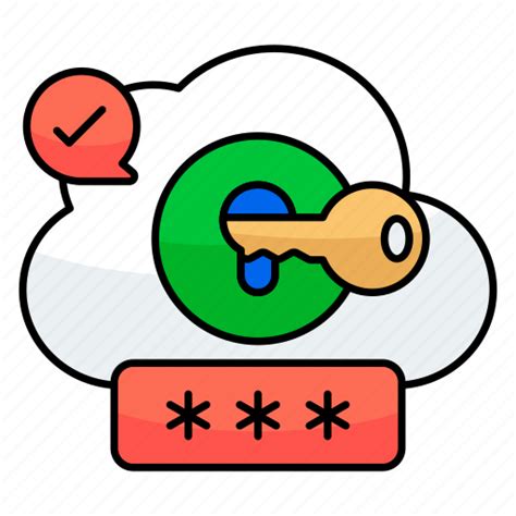 Cloud Password Passcode Safety Protection Lock Icon Download On Iconfinder