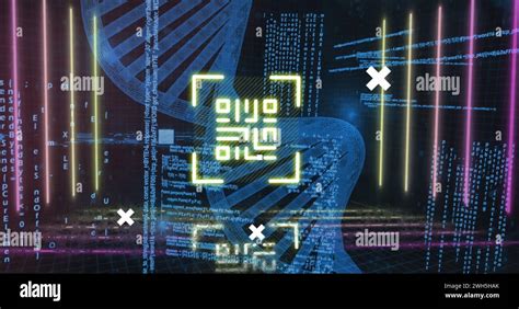 Digital Data Streams Flow In A Vibrant Cyberspace Environment Stock