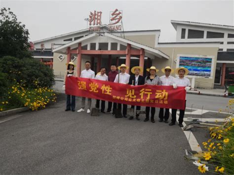 韶峰公司党支部到湘乡服务区开展主题党日活动 集团动态 湖南轨道交通控股集团有限公司