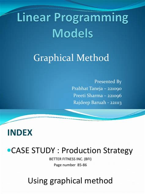 Linear Programming Production Strategy Bodyplus 100200 Pdf Profit