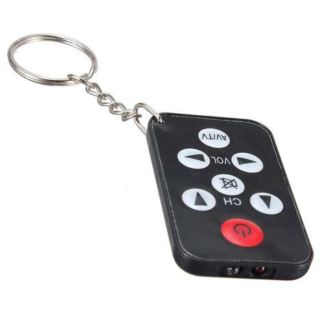 Universal Infrared Ir Mini Tv Remote Control Keychain Key Ring