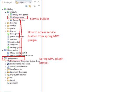 How To Add Service Builder With Liferay Spring Mvc Plugin Stack Overflow