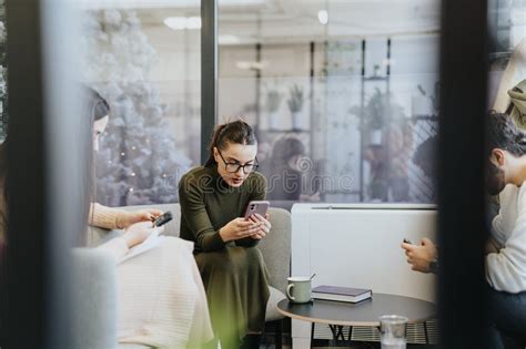 Successful Business People Analyzing Statistics For Financial Planning And Profit Growth Stock