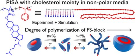 Polymerization Induced Self Assembly Pisa Generated Cholesterol Based Block Copolymer Nano