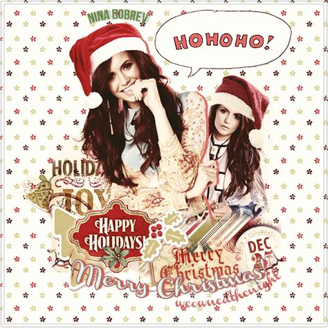 Nina Dobrev Christmas By Weownedthenight On Deviantart