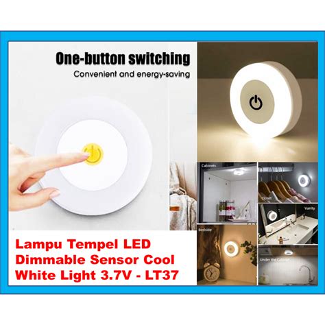 Jual Lampu Tempel Led Dimmable Sensor Cool White Light V Lampu Led Magnet Dinding Serbaguna