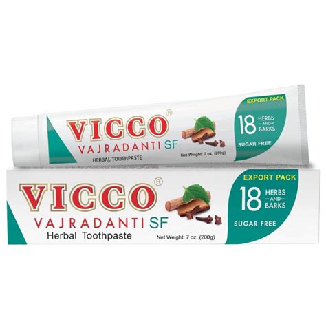 Vicco Herbal Toothpaste Sugar Free 200g Covhtsf200 Lotus Food Stores