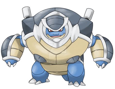 Mega Blastoise X Reupload By Whamcaked On Deviantart