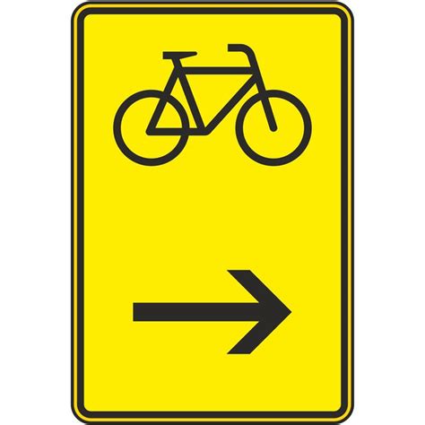 Verkehrszeichen Nr 422 26 Wegweiser Für Radverkehr Hier Rechts Kaufen