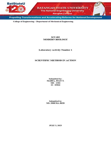 Biology Laboratory Activity 1 Pdf Paranormal Poltergeist