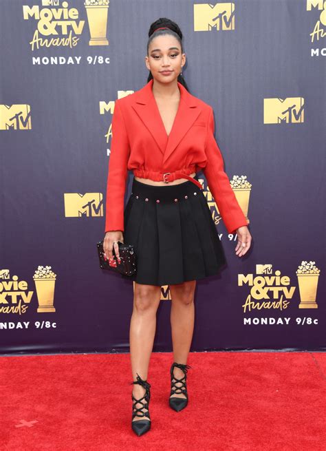 Amandla Stenberg 2018 Mtv Movie And Tv Awards In Santa Monica