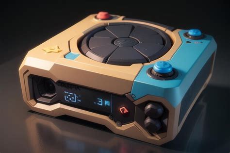 Premium Ai Image Game Console Console Device 3d Rendering Model Handheld Entertainment Offline