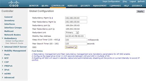 Cisco Wlc High Availability Network Guy