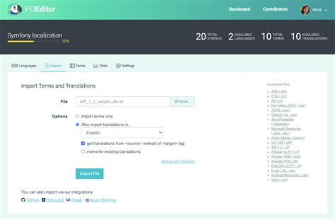 How To Translate Symfony Apps Or Sites Poeditor Translation Platform