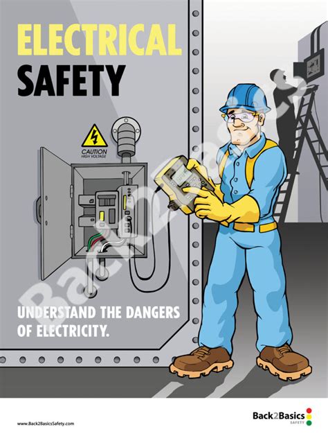 Electrical Safety Poster Back 2 Basics Safety
