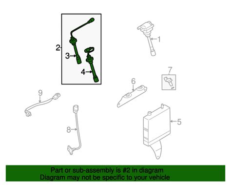 Md338624 Cable Set 1999 2005 Mitsubishi Lasco Auto Parts