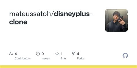 GitHub Mateussatoh Disneyplus Clone