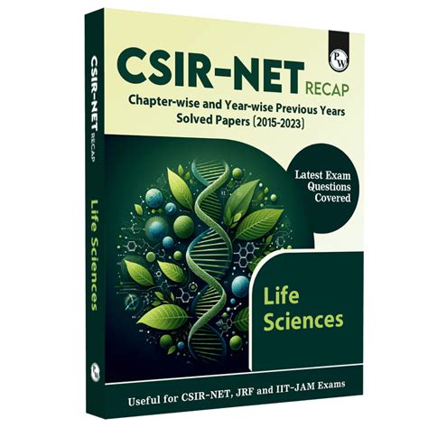 CSIR NET Recap Life Sciences Chapterwise And Yearwise Previous Years Solved Papers