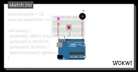 Attachinterrupt Speaker Wokwi Esp32 Stm32 Arduino Simulator