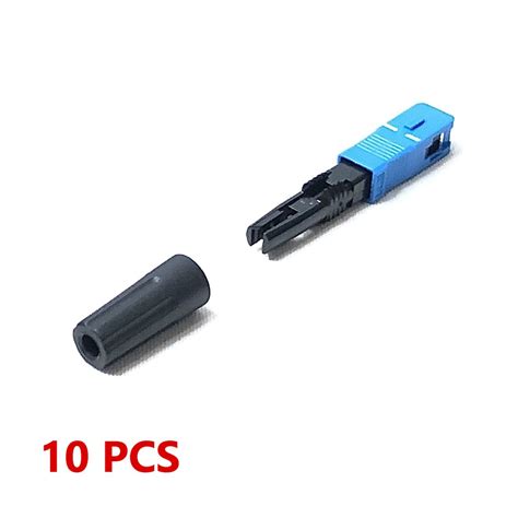 10pcs SC UPC SC APC FTTH Single Mode Fiber Optic Fast Connector FC301 Shopee Malaysia