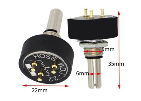 Wdj 22 Rotary Potentiometer Conductive Plastic Potentiometer H0ss Bi