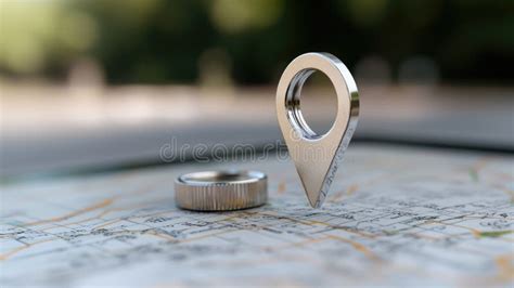 Directional Guide Gps Navigation Pointer Symbol On Display Precise Location Tracking