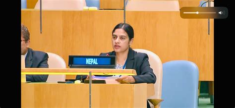 Nepal At The Un General Assembly Session