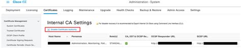 Solved Ise 27 Renewal Of Ise Messaging Service Certificate Cisco