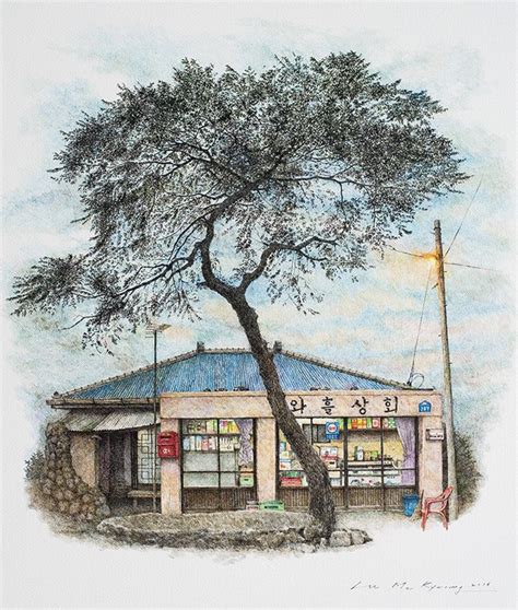 사라지는 동네슈퍼마켓을 그리는 화가