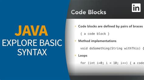 Java Programming Syntax