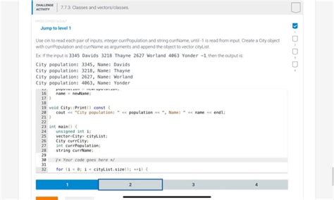 Solved Jump To Level 1 Use Cin To Read Each Pair Of Inputs