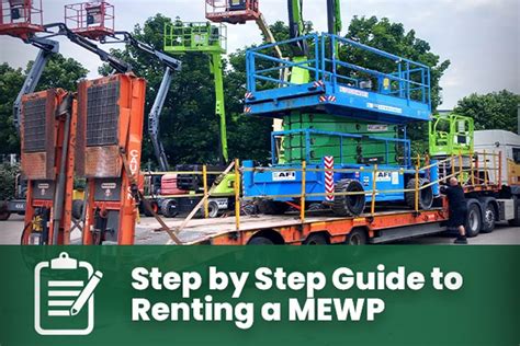 A Step By Step Guide To Renting A MEWP With AFI AFI Rentals
