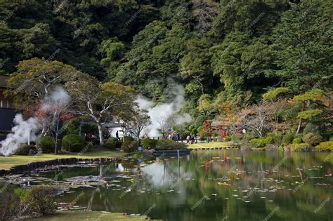 Premium Photo Beppu Japan Umi Jigoku Pool Oceans Hell A Natural